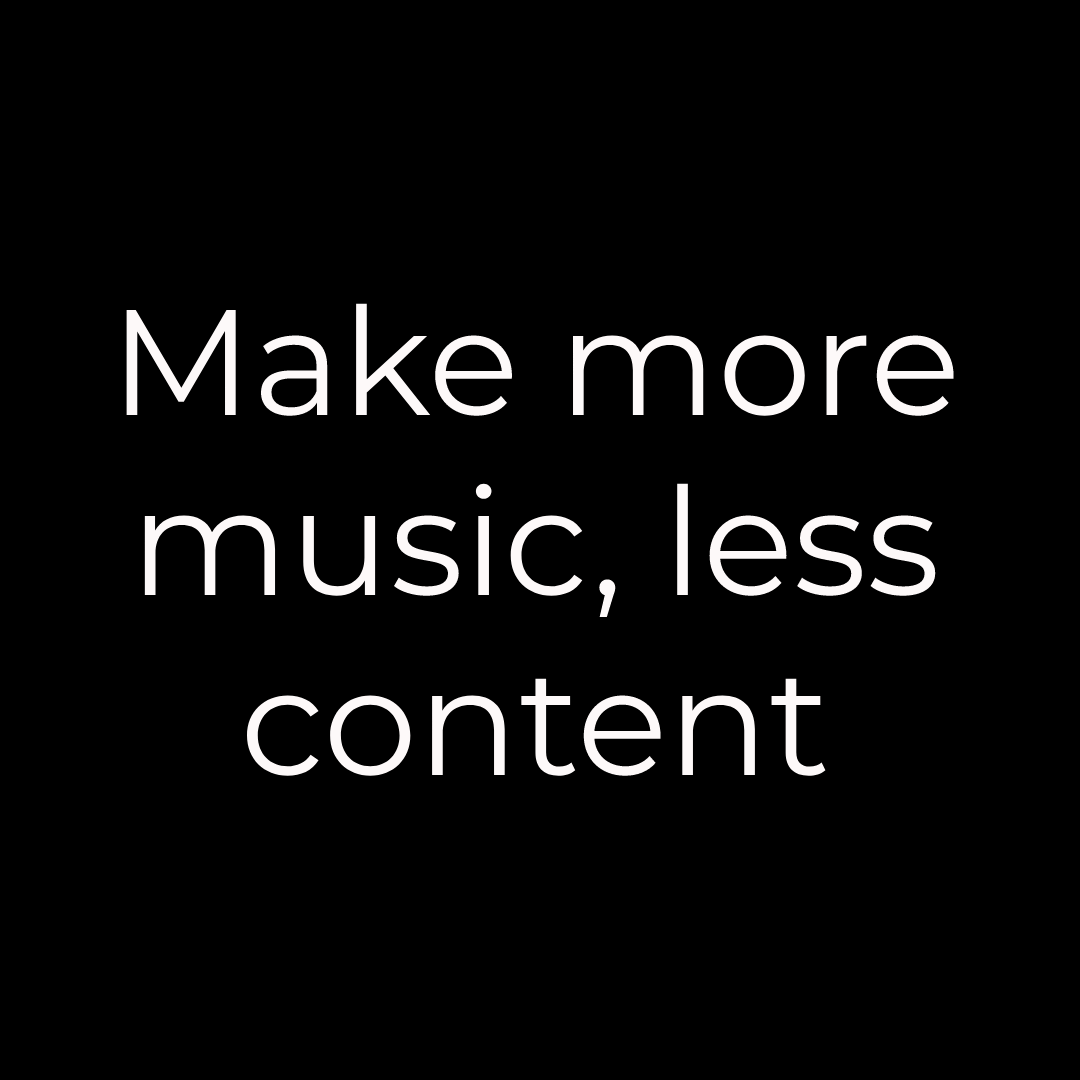 Why the "marketing over music" narrative is a virus